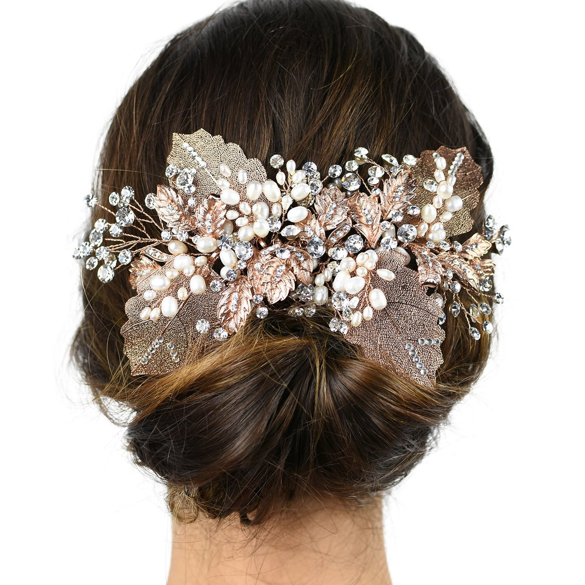 Harper Double Large Freshwater Pearl Short Bridal Vine – Windsor Bridal ...