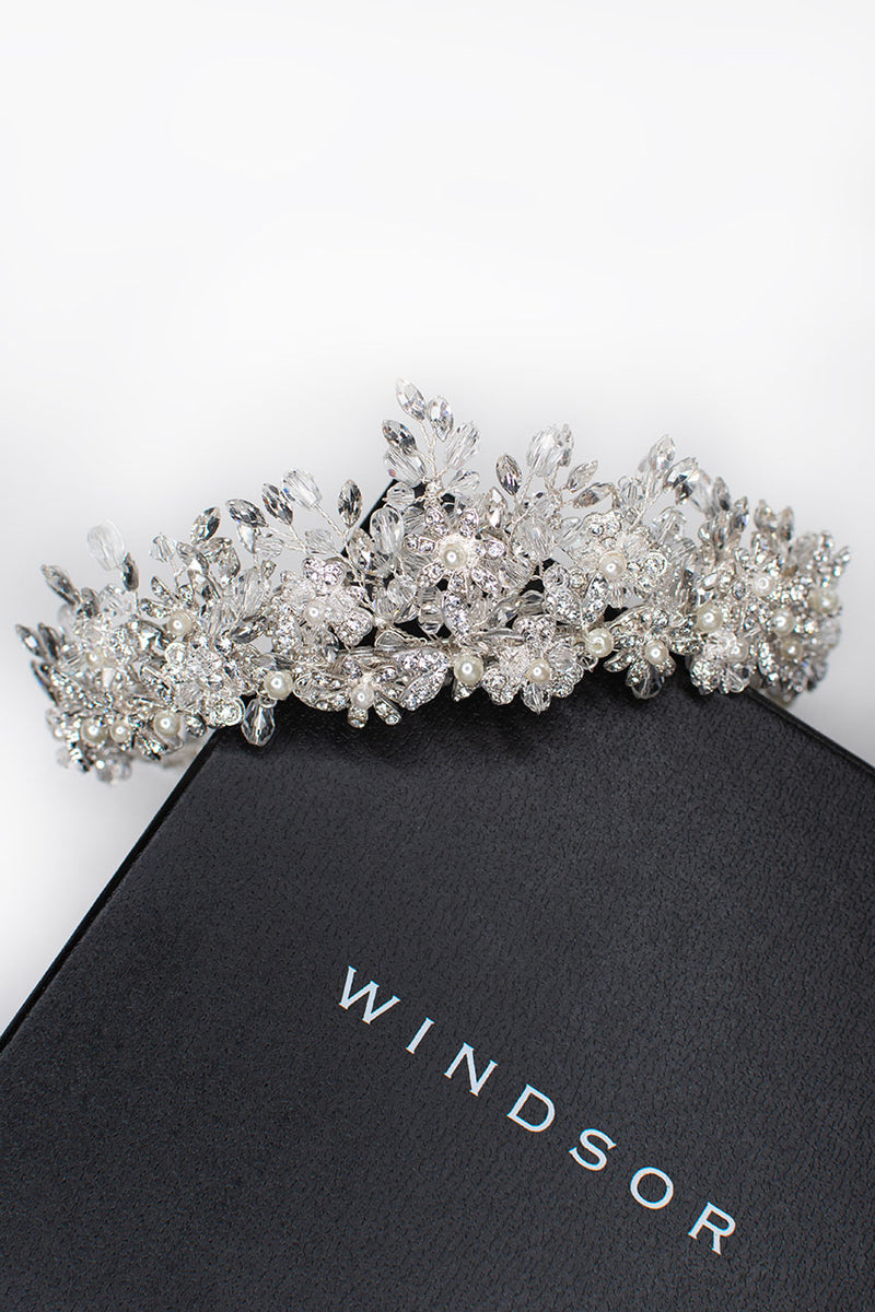 Maria - Silver with Pearl – Windsor Bridal Jewellery Worldwide
